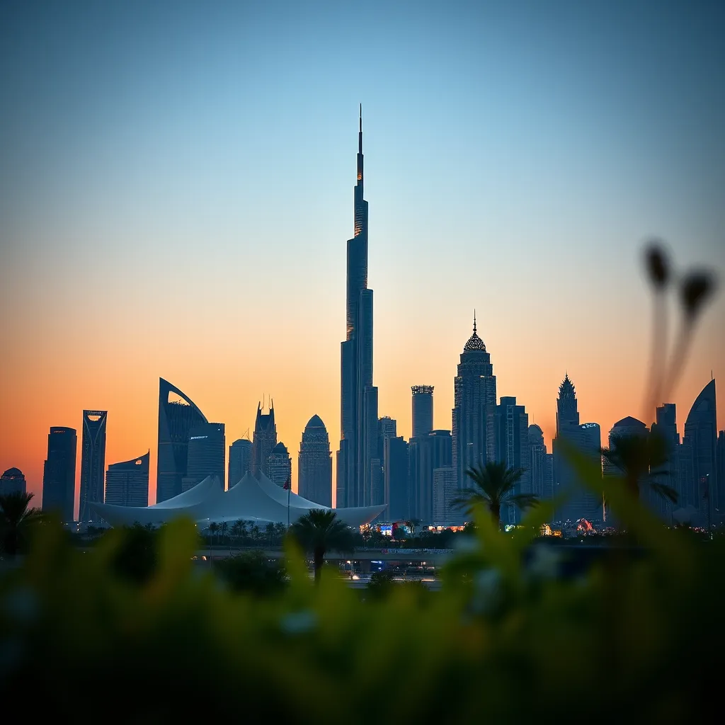 Burj Vista Tower 1: Architectural Insights and Visuals