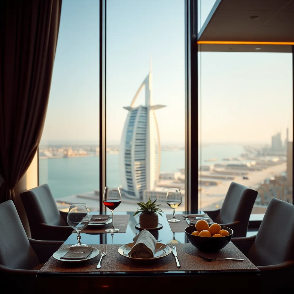 Dining Experiences with Stunning Views of Burj Al Arab